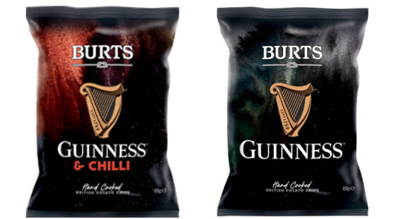 Burts Unveils Revamped Packaging for Guinness Hand-Cooked Potato Chips ...