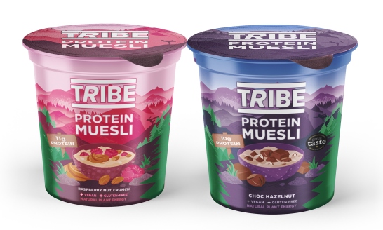 Tesco offers Tribe's Protein Muesli in recyclable pots by Greiner ...