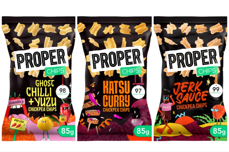 Proper Snacks introduces new lineup of chickpea snacks. - Food and Beverage Business