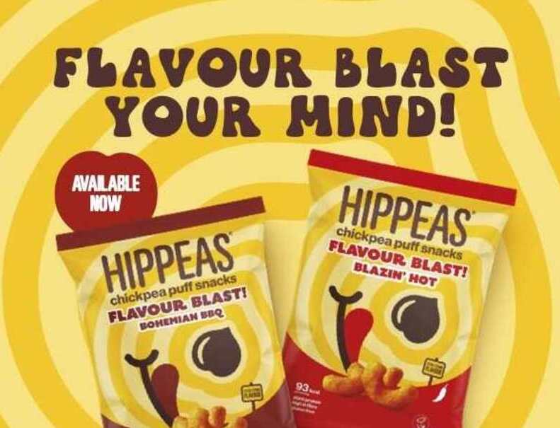 Hippeas introduces new Flavour Blast Chickpea Puffs - Food and Beverage Business