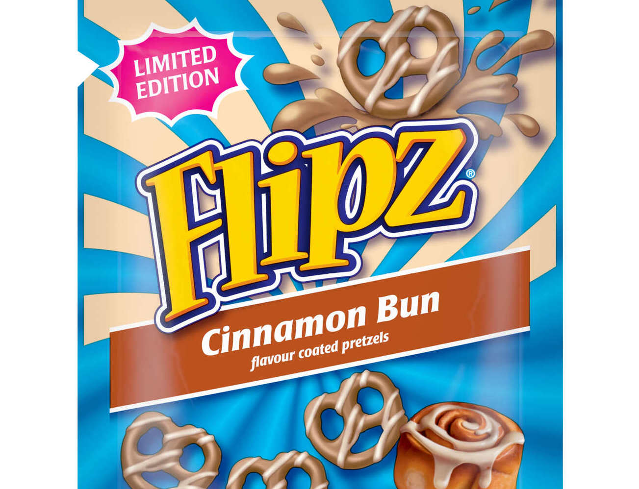The Flipz brand expands with new limited-edition cinnamon bun flavor ...