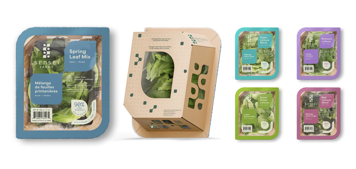 Sensei Farms Introduces New Sustainable Packaging for Leafy Greens and ...